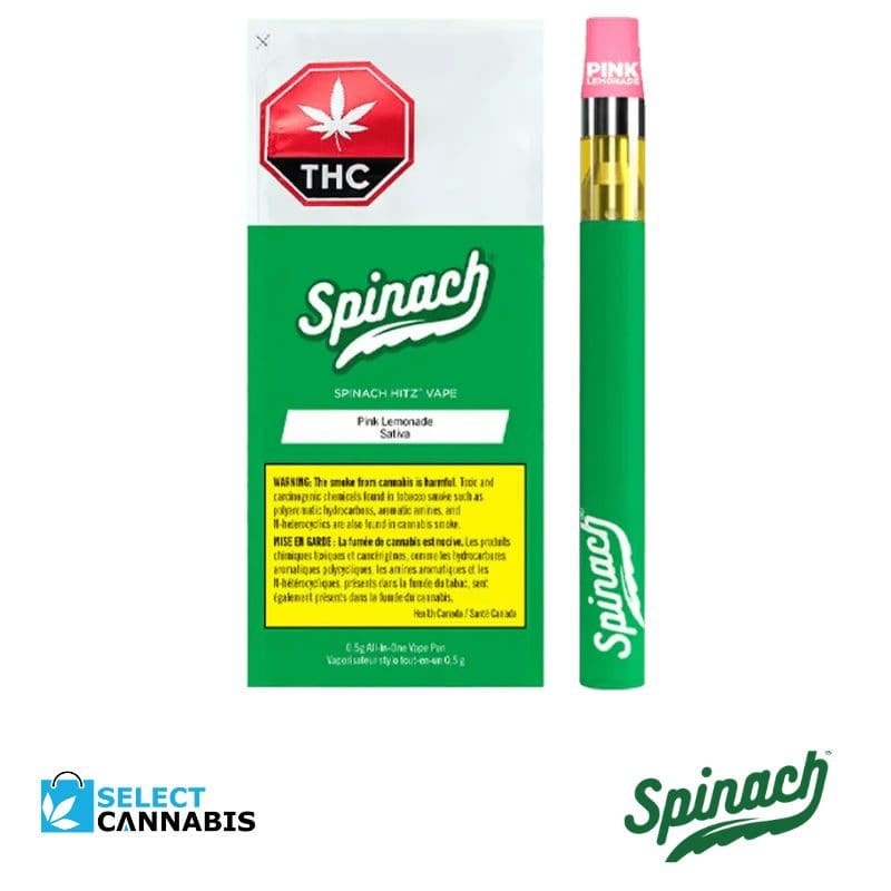 Spinach HITZ | Pink Lemonade Disposable Vape Pen | 0.5g